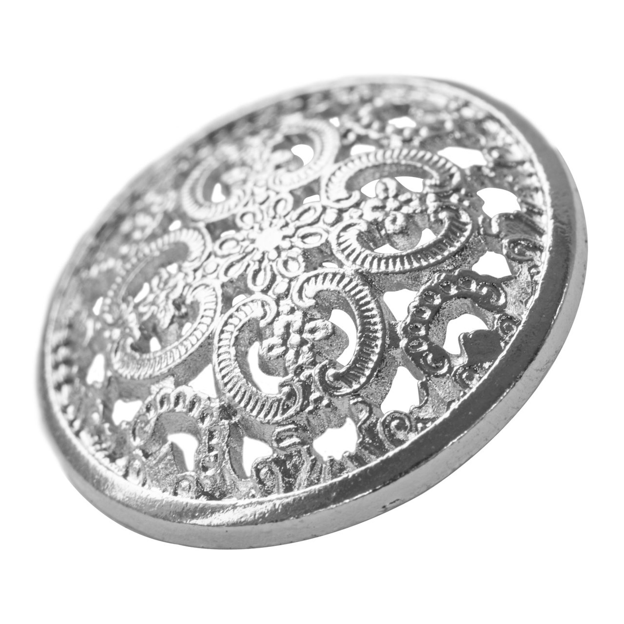 Silver-Button-25mm
