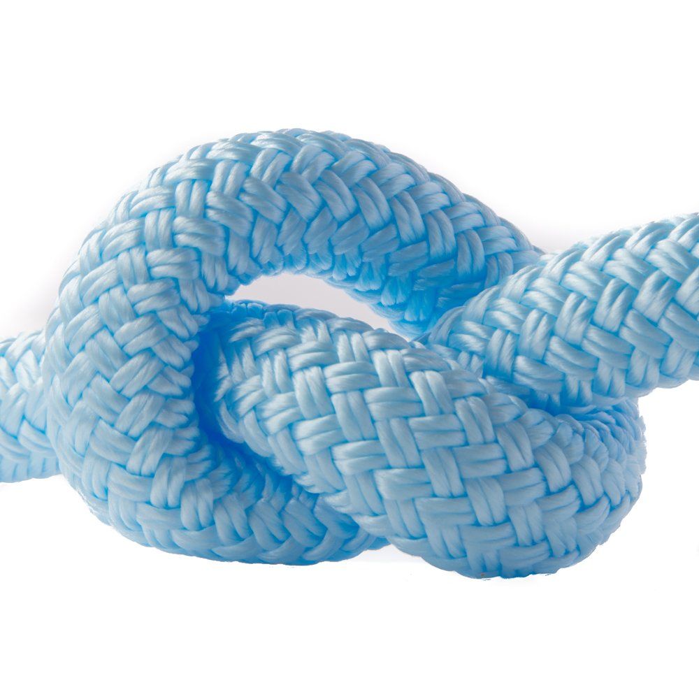 12mm Double Braided Rope Baby Blauw