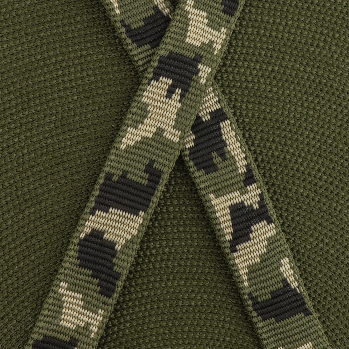 Weave Webbing Groen Camouflage 25 mm 2 mm dik